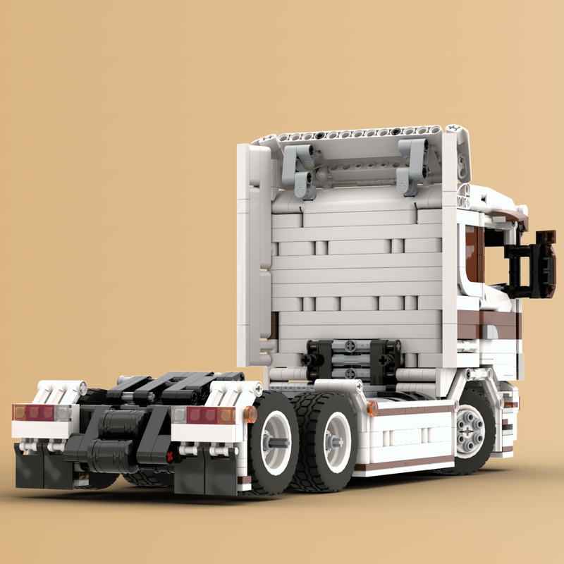 LEGO MOC Scania 144L 6x2 tractor by OldOlneyLego | Rebrickable - Build with LEGO