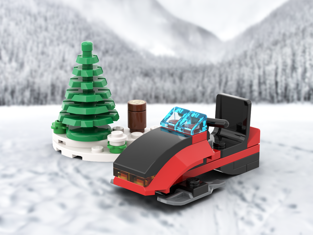 LEGO MOC Snowmobile by JD Bricks | Rebrickable - Build with LEGO