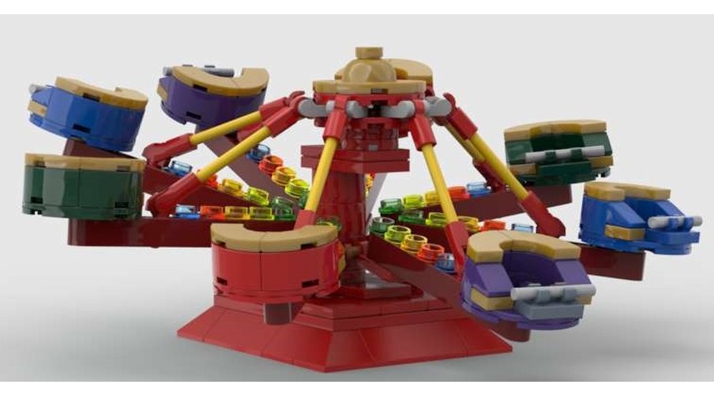 LEGO MOC Micro Build _ Octopus Fairground ride by Gdale | Rebrickable ...