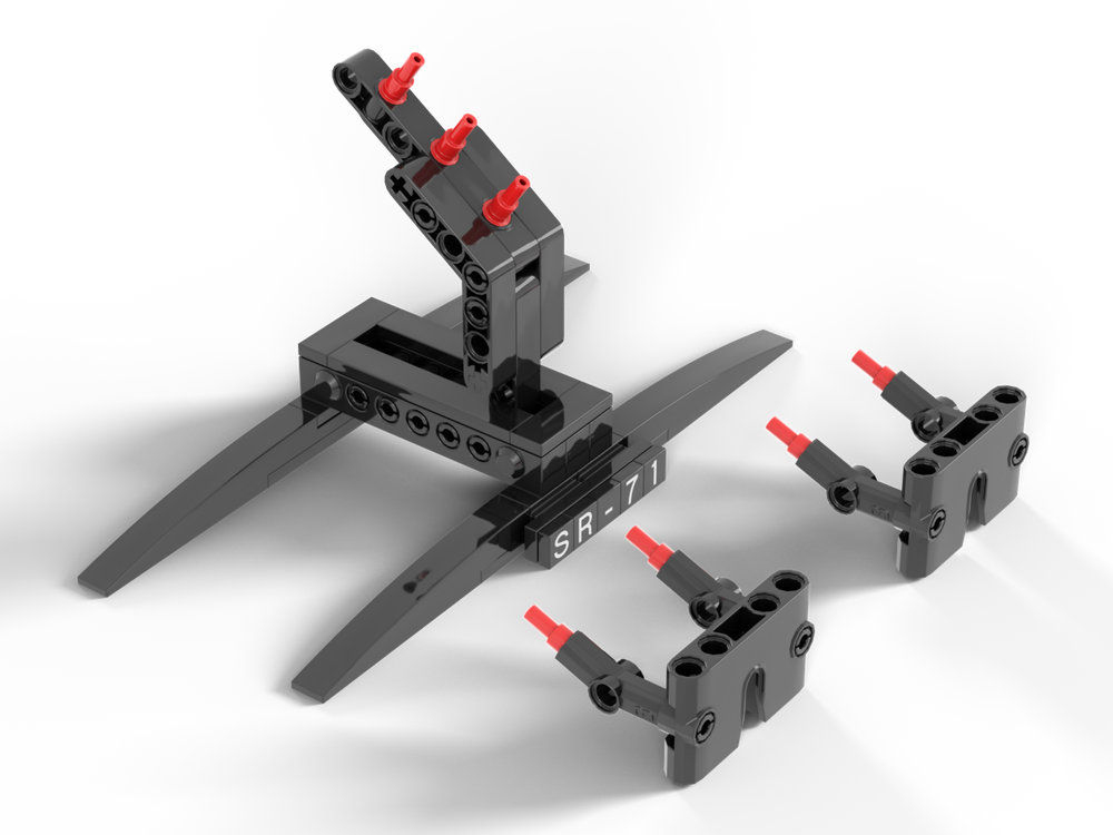 LEGO MOC SR-71 Blackbird wall hangers and stand by Thomus_Bean ...