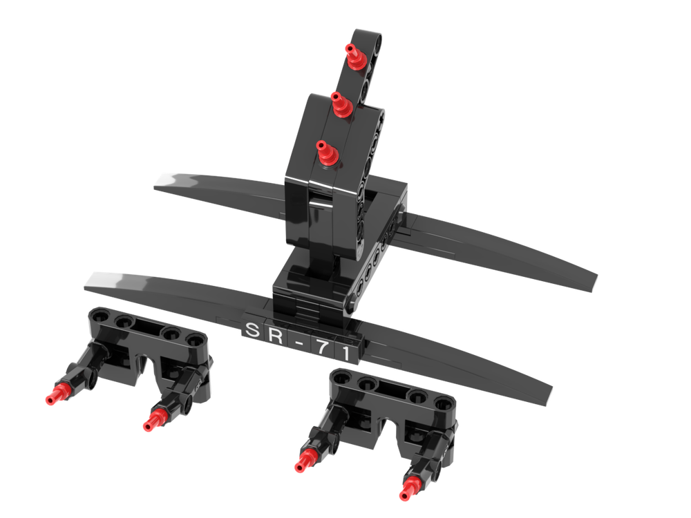 LEGO MOC SR-71 Blackbird wall hangers and stand by Thomus_Bean ...