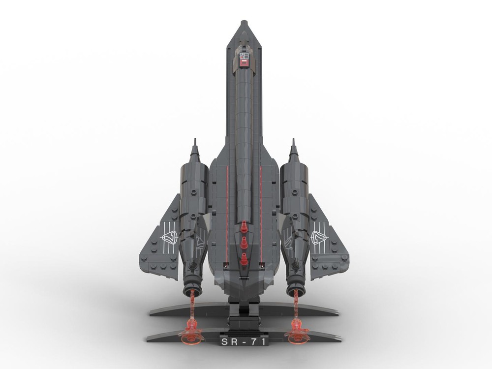 LEGO MOC SR-71 Blackbird wall hangers and stand by Thomus_Bean ...