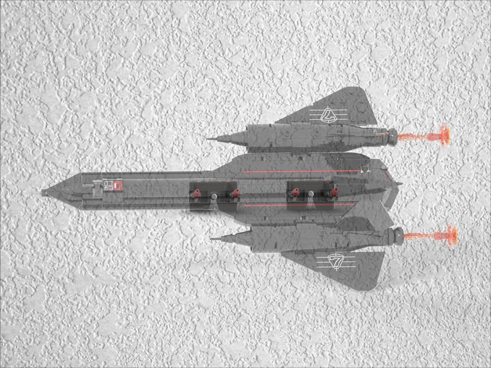 LEGO MOC SR-71 Blackbird wall hangers and stand by Thomus_Bean ...