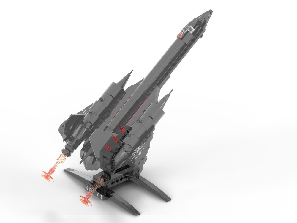 LEGO MOC SR-71 Blackbird wall hangers and stand by Thomus_Bean ...