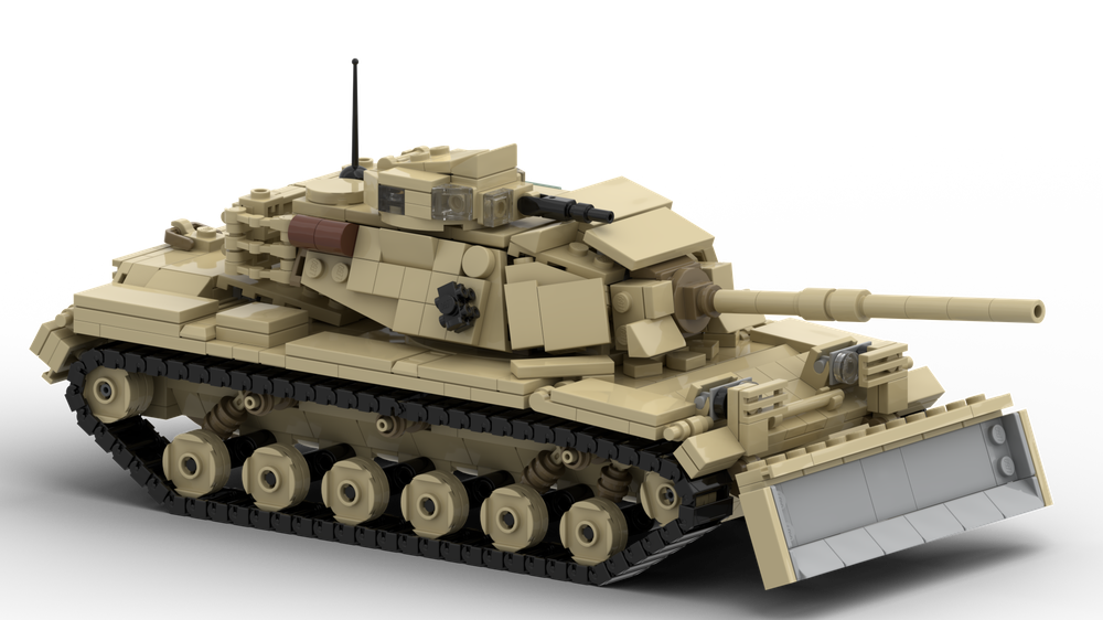 LEGO MOC M60A1 w/ Dozer by Isubuilds | Rebrickable - Build with LEGO