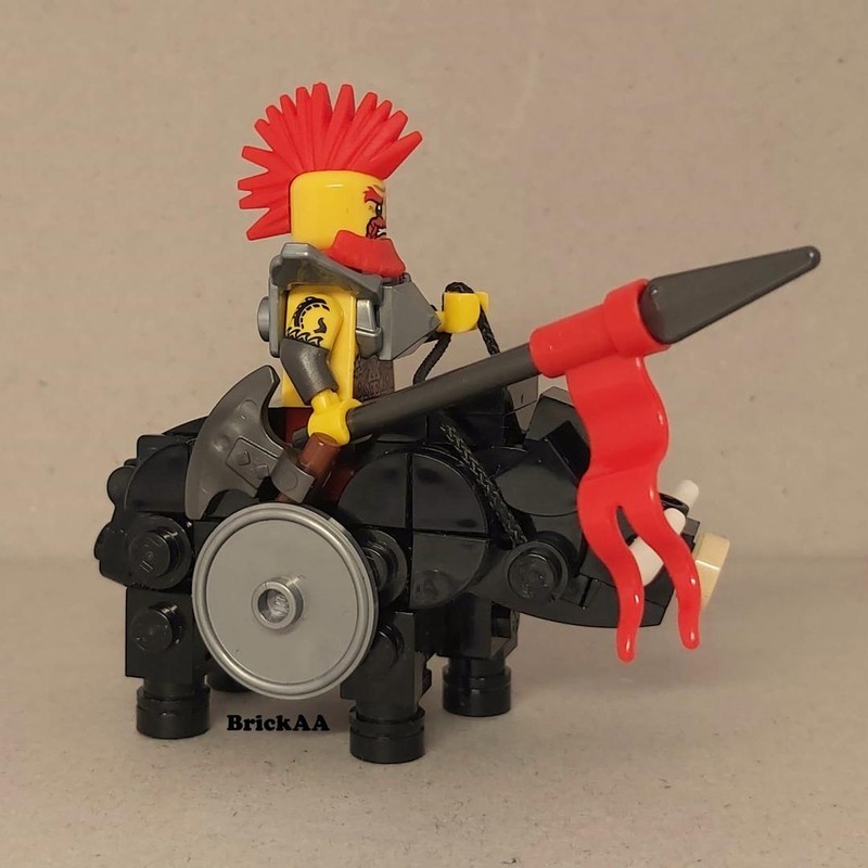 LEGO MOC Boar rider by BrickAA | Rebrickable - Build with LEGO
