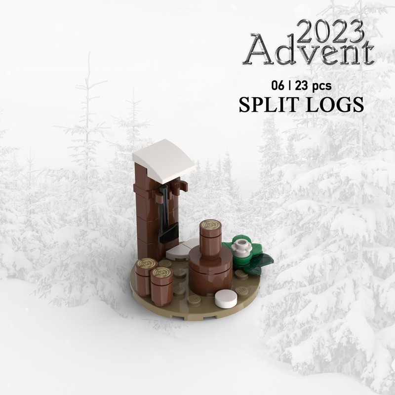 LEGO MOC Split logs by peter.keith | Rebrickable - Build with LEGO