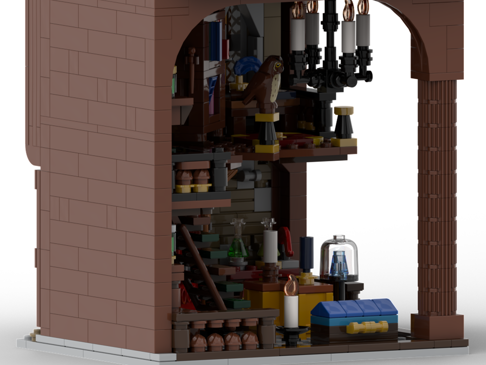 LEGO MOC Wizard's House by Huebre | Rebrickable - Build with LEGO