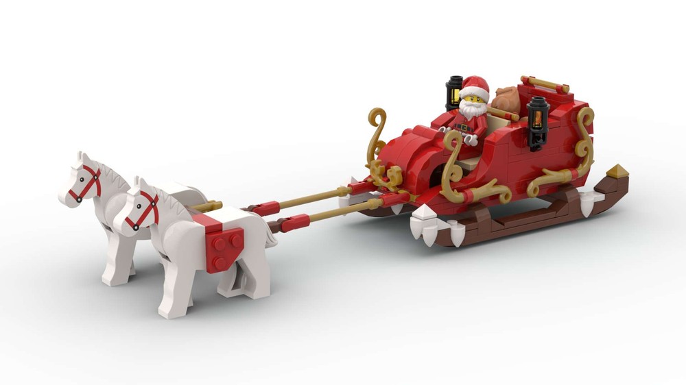 LEGO MOC Santas Sleigh by hanme0815 | Rebrickable - Build with LEGO