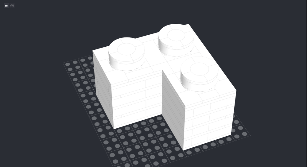 LEGO MOC Up-scaled 2x2 Corner brick (x6 size) by ConsiderANapkin ...
