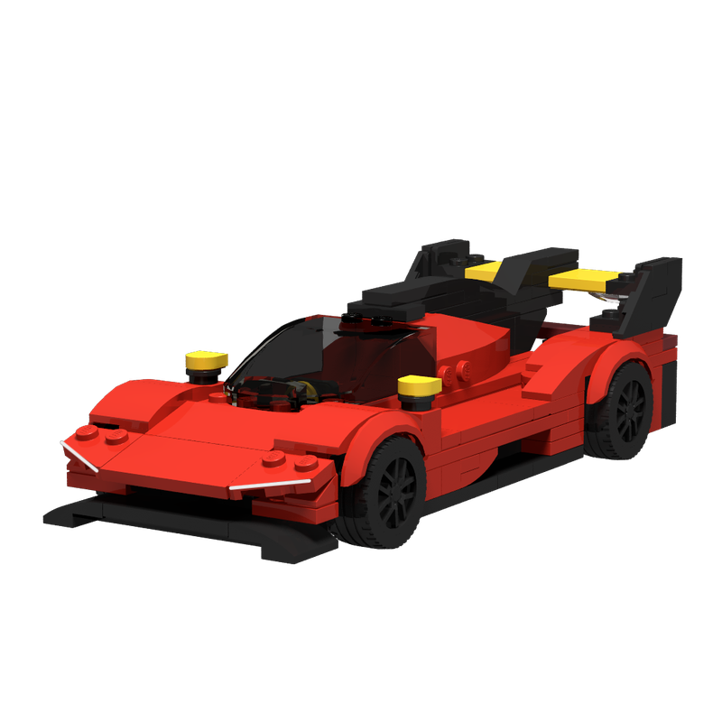 LEGO MOC Ferrari 499P LMH by fisibrick | Rebrickable - Build with LEGO