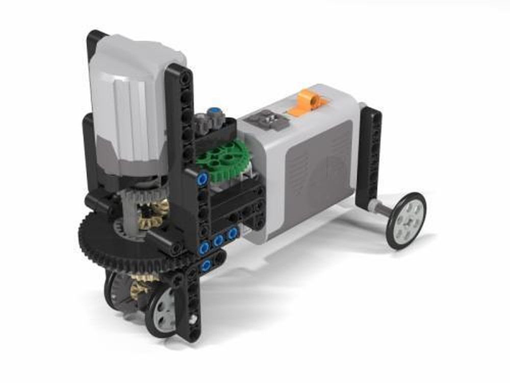LEGO MOC-1662 Auto Steering Car by ruf | Rebrickable - Build with LEGO