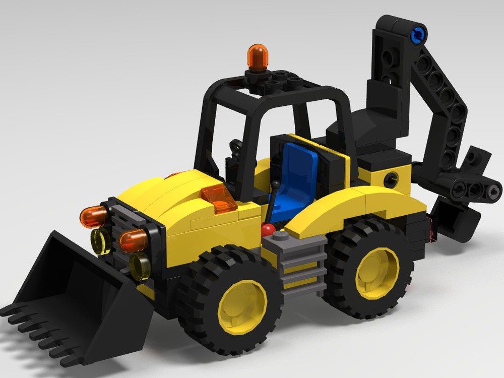 LEGO MOC Digger loader by Areivien | Rebrickable - Build with LEGO