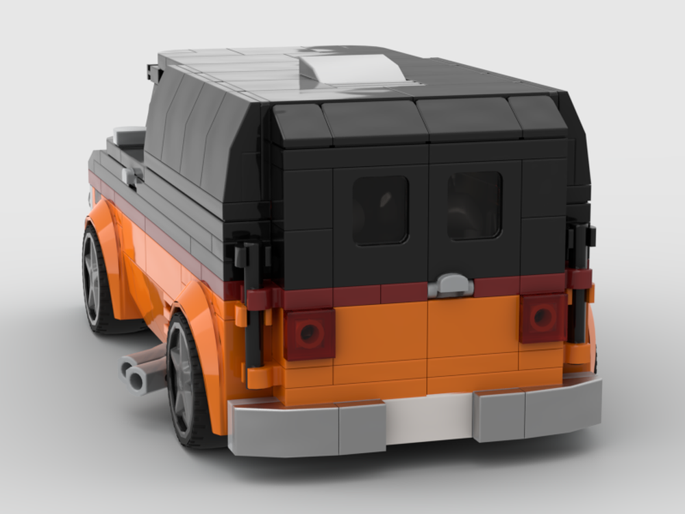 LEGO MOC 1973 Dodge B100 Boogie Van by toms8wides | Rebrickable - Build ...