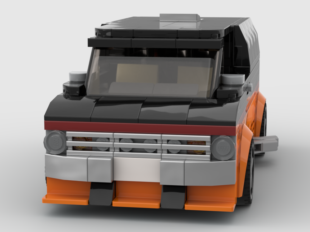 LEGO MOC 1973 Dodge B100 Boogie Van by toms8wides | Rebrickable - Build ...