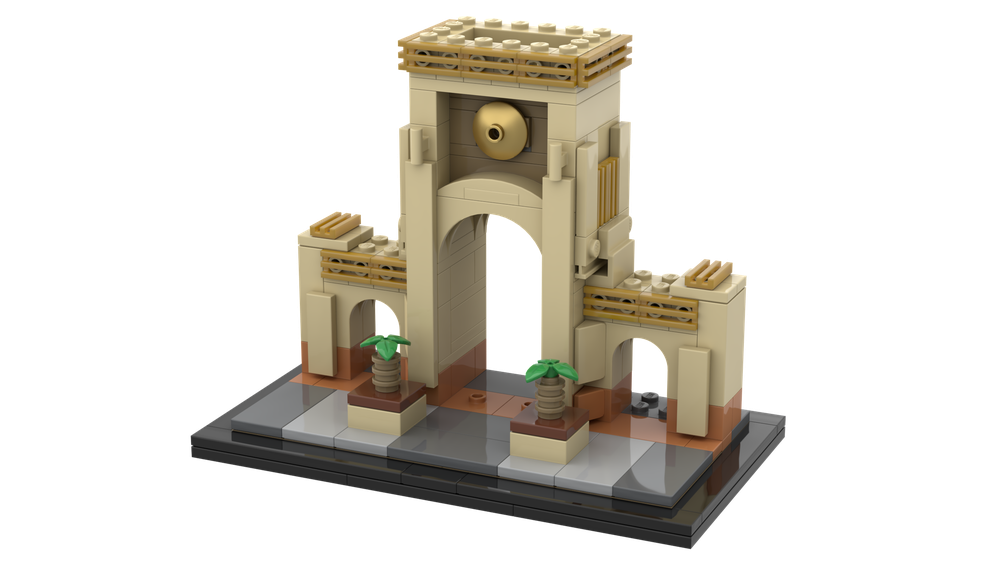 LEGO MOC Universal Studios Entrance Gate by JaydenIrwin | Rebrickable ...
