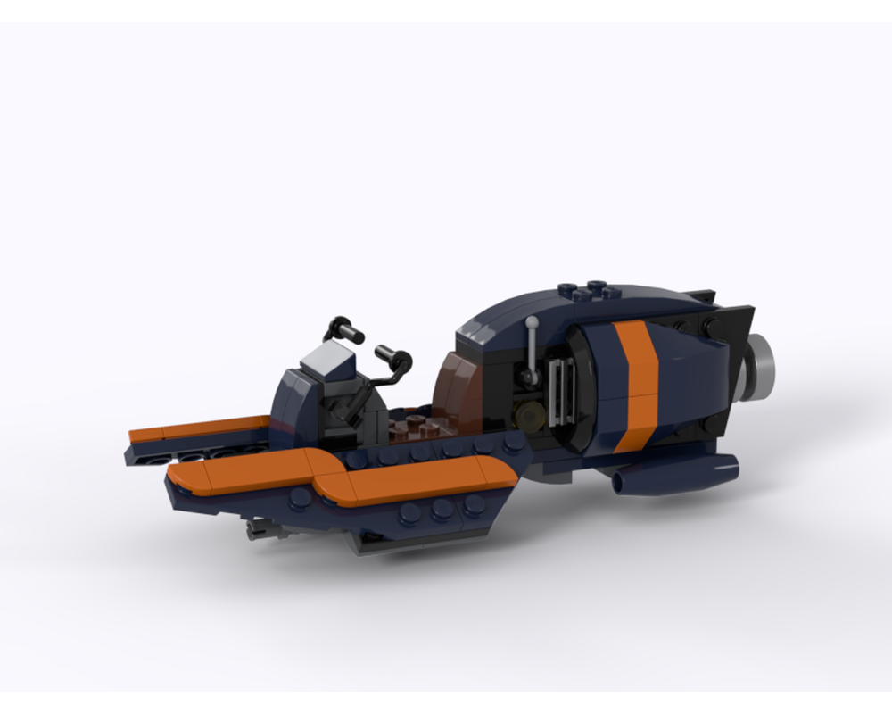 Lego Moc Mandalorian Speeder By Aseir Rebrickable Build With Lego