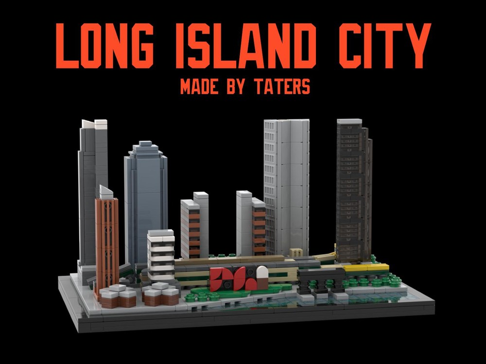 LEGO MOC Long Island City Skyline by Taters | Rebrickable - Build with LEGO