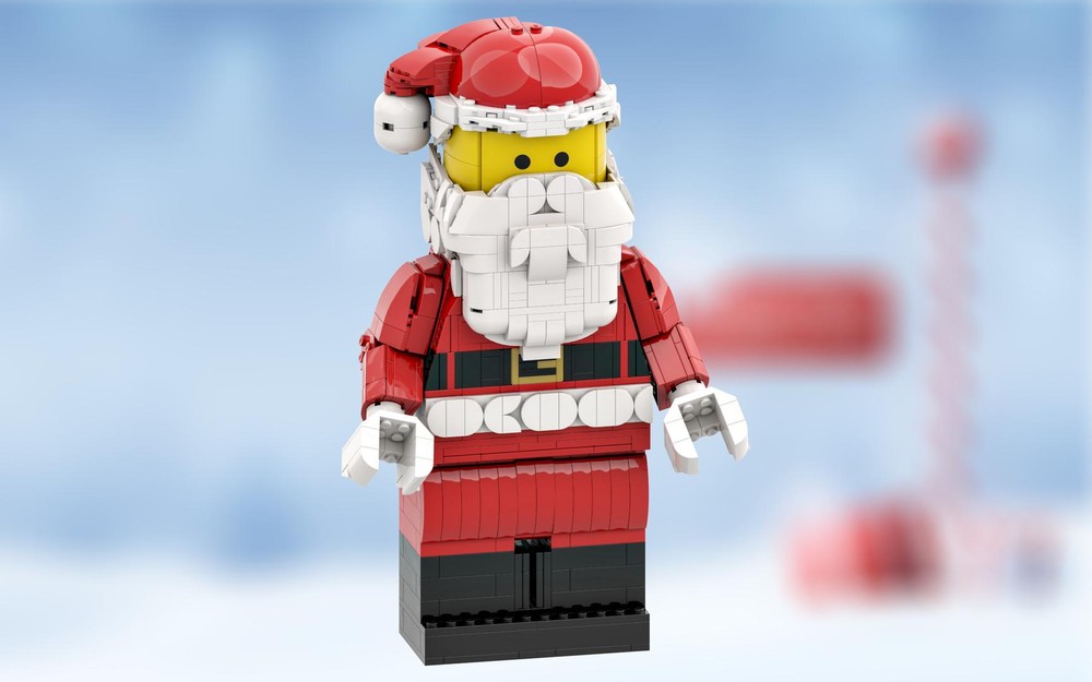 LEGO MOC "Up-Scaled LEGO Minifigure - Santa Claus by ZTBricks ...