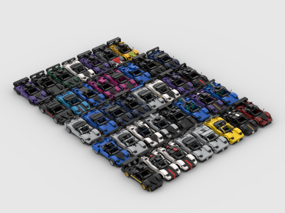 LEGO MOC Pagani Zonda (EVERY SINGLE ONE) by 6th gear | Rebrickable ...