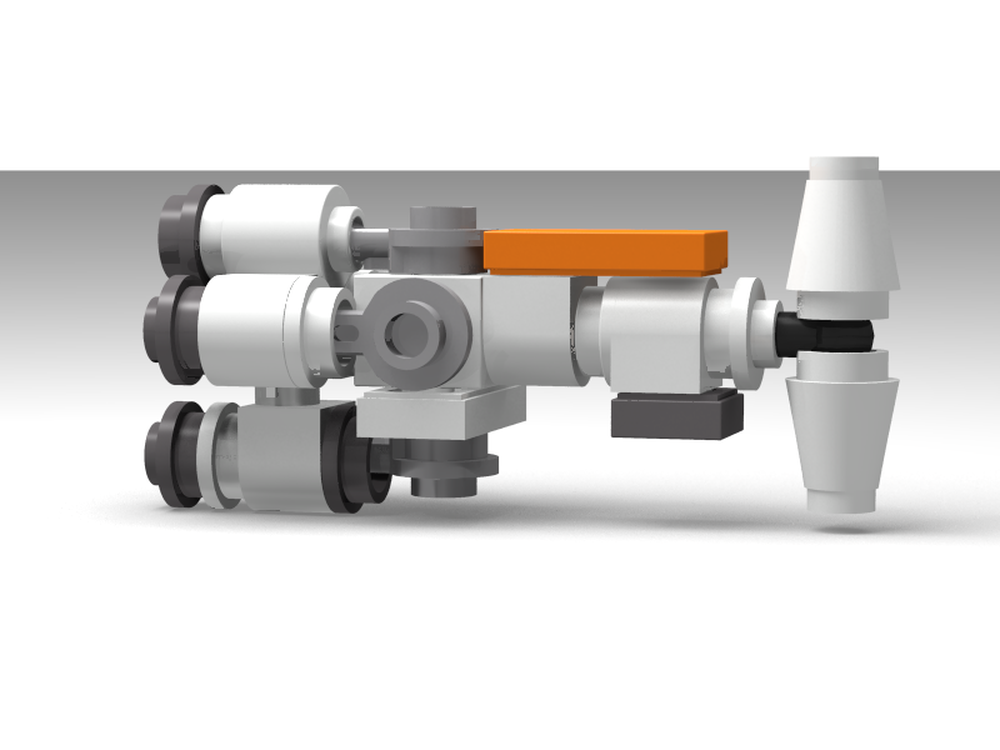 LEGO MOC light maker (hammerhead corvette) by Liams lil workbench ...