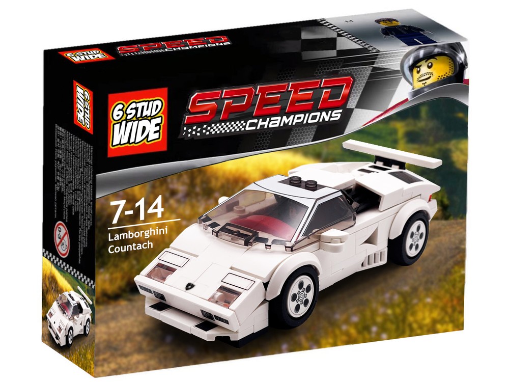 LEGO MOC Raging Bull Countach by IBrickedItUp | Rebrickable - Build ...