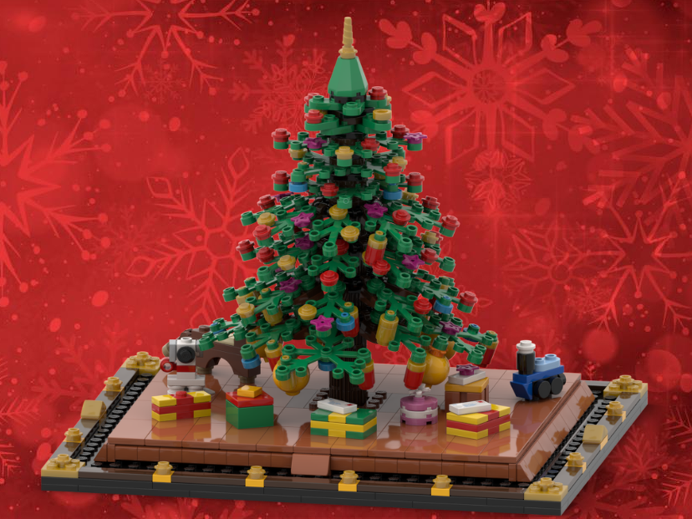 LEGO MOC Christmas Tree by Huebre | Rebrickable - Build with LEGO