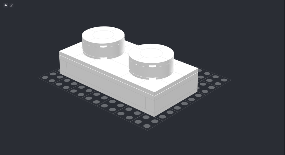 LEGO MOC Up-scaled 1x2 plate (x6 size) by ConsiderANapkin | Rebrickable ...