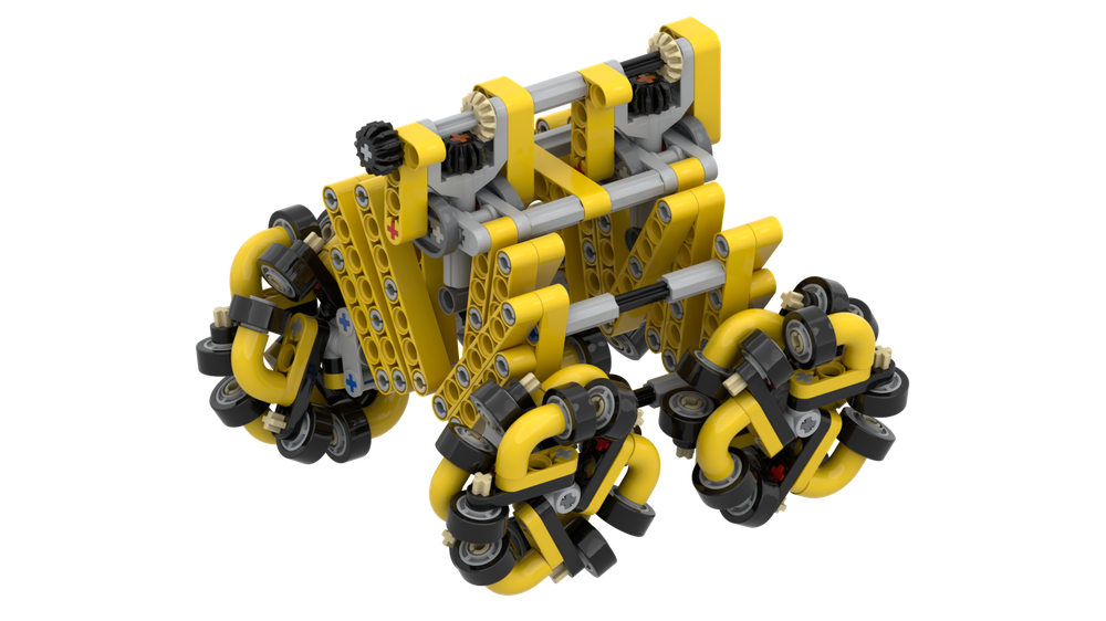 LEGO MOC Extendable Wheels Car by 2in1 | Rebrickable - Build with LEGO