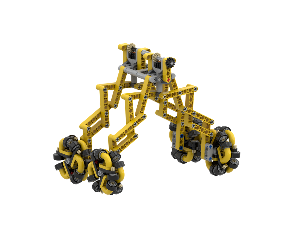 LEGO MOC Extendable Wheels Car by 2in1 | Rebrickable - Build with LEGO
