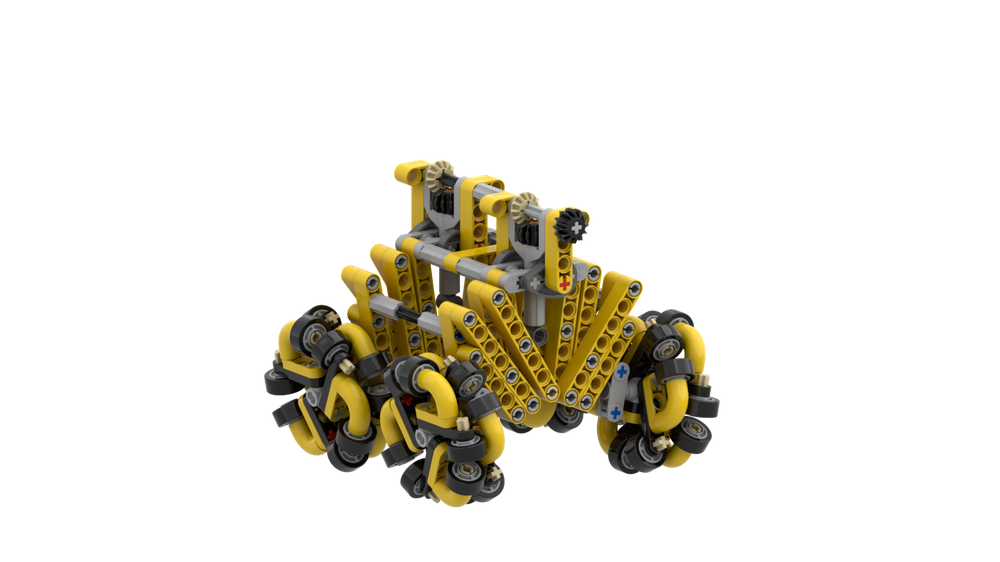 LEGO MOC Extendable Wheels Car by 2in1 | Rebrickable - Build with LEGO