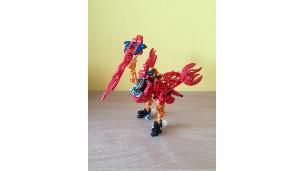 LEGO MOC Scarlet Ibis Combiner Model (Tahu and Tahnok) by krs_bionicle ...