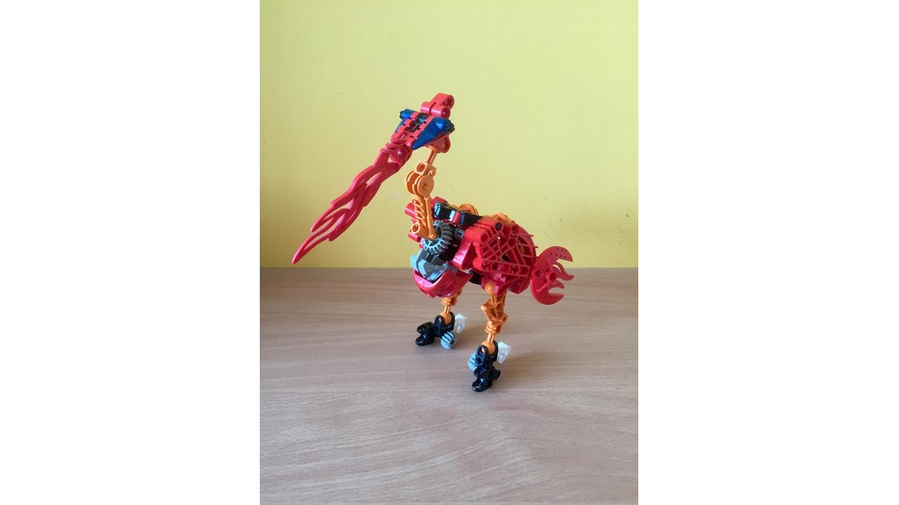 LEGO MOC Scarlet Ibis Combiner Model (Tahu and Tahnok) by krs_bionicle ...