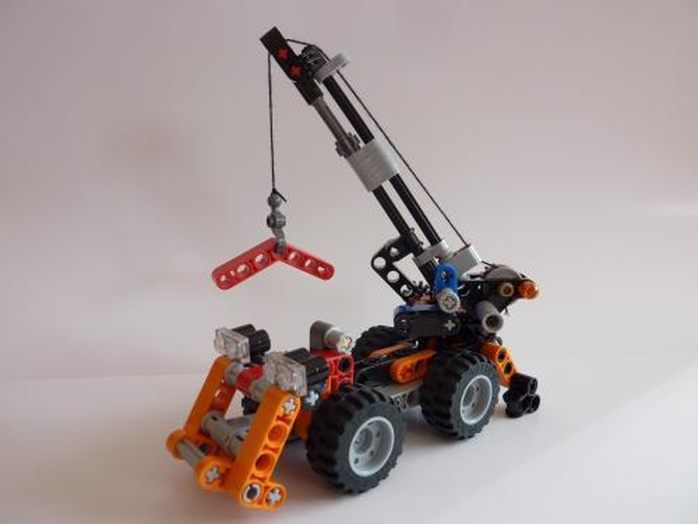 LEGO MOC Mini Mobile Crane - 9390 alternate build by philofred ...