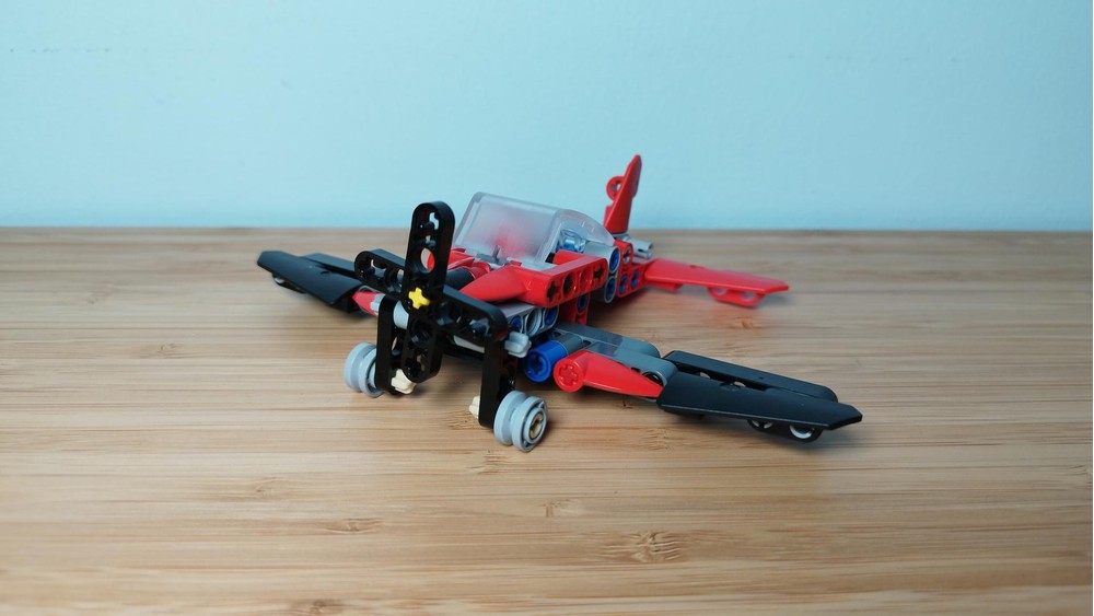 Lego Moc Folding Wing Plane 42148 Alternate Build By Nopingridlego