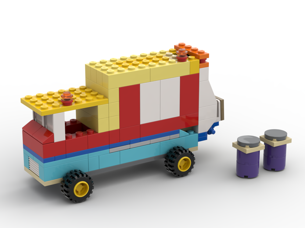 LEGO MOC 10698 - Garbage truck by ChiLegGodt | Rebrickable - Build with ...