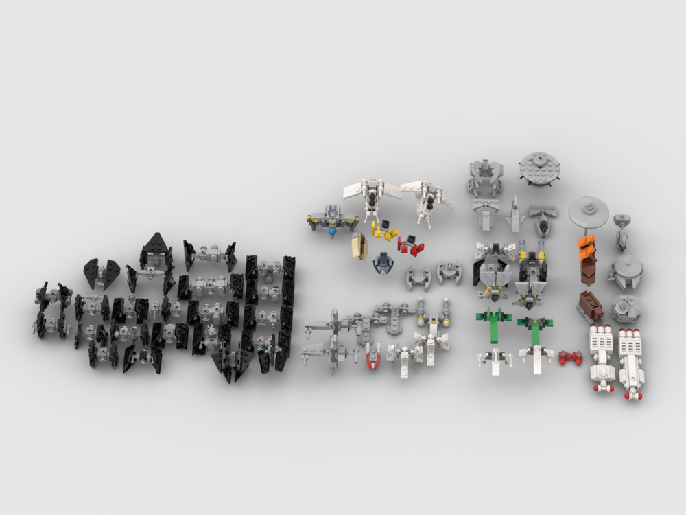 LEGO MOC Micro Star Wars collection by McMOC | Rebrickable - Build with ...