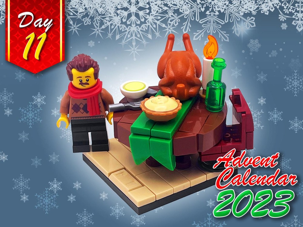 LEGO MOC Advent Calendar Day 11 - Christmas Dinner by IBrickedItUp ...