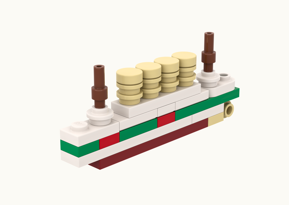 LEGO MOC Micro HMHS Britannic - Advent Calendar Day 8 by The Bobby Brix ...
