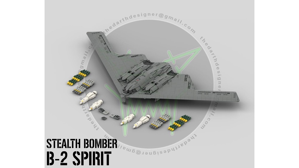 LEGO MOC B-2 SPIRIT | Stealth Bomber - 1:70 Scale by DarthDesigner ...
