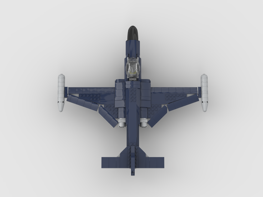 Lego Moc Mcdonnell F2h Banshee By Paulmanaitor Rebrickable Build