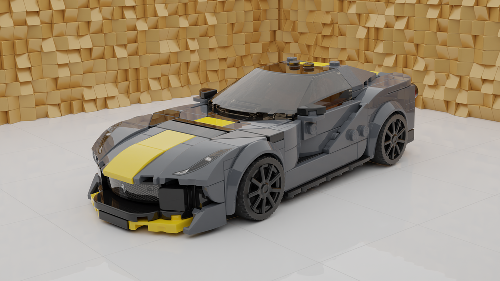LEGO MOC Ferrari 812 Competizione by 𝒯𝐻𝐹 𝒮𝓉𝓊𝒹𝒾𝑜™ | Rebrickable - Build ...
