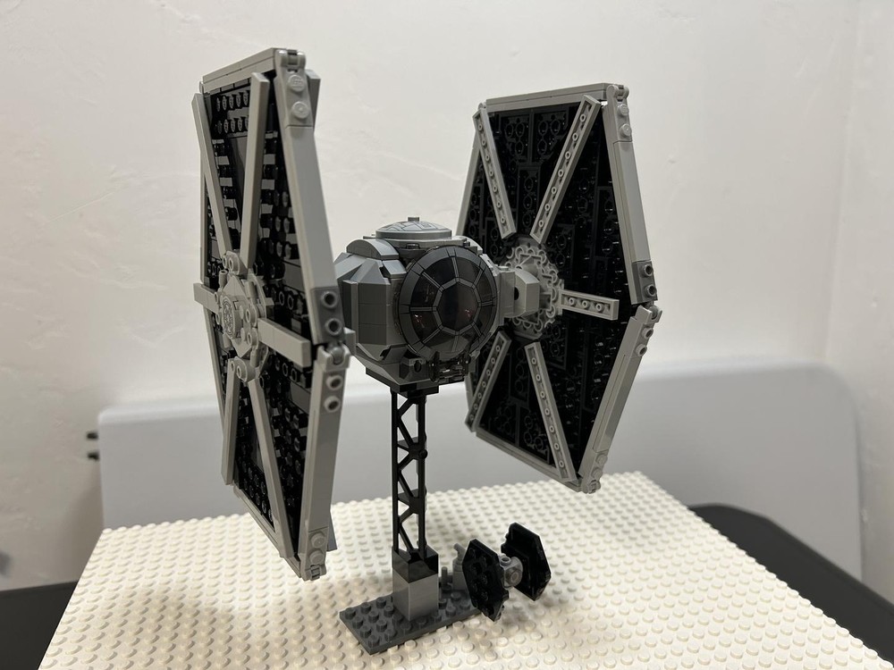 Lego Moc Tie Fighter 75300 Updated By Sgtscoopy Rebrickable Build