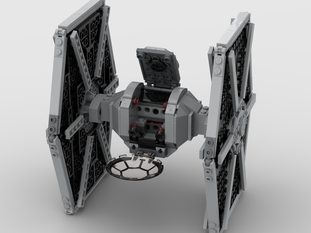 Lego Moc Tie Fighter 75300 Updated By Sgtscoopy Rebrickable Build