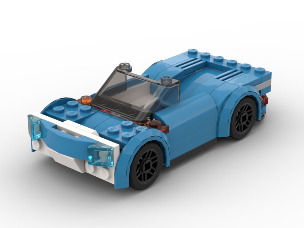 LEGO MOC city convertible by the platnium brick | Rebrickable - Build ...