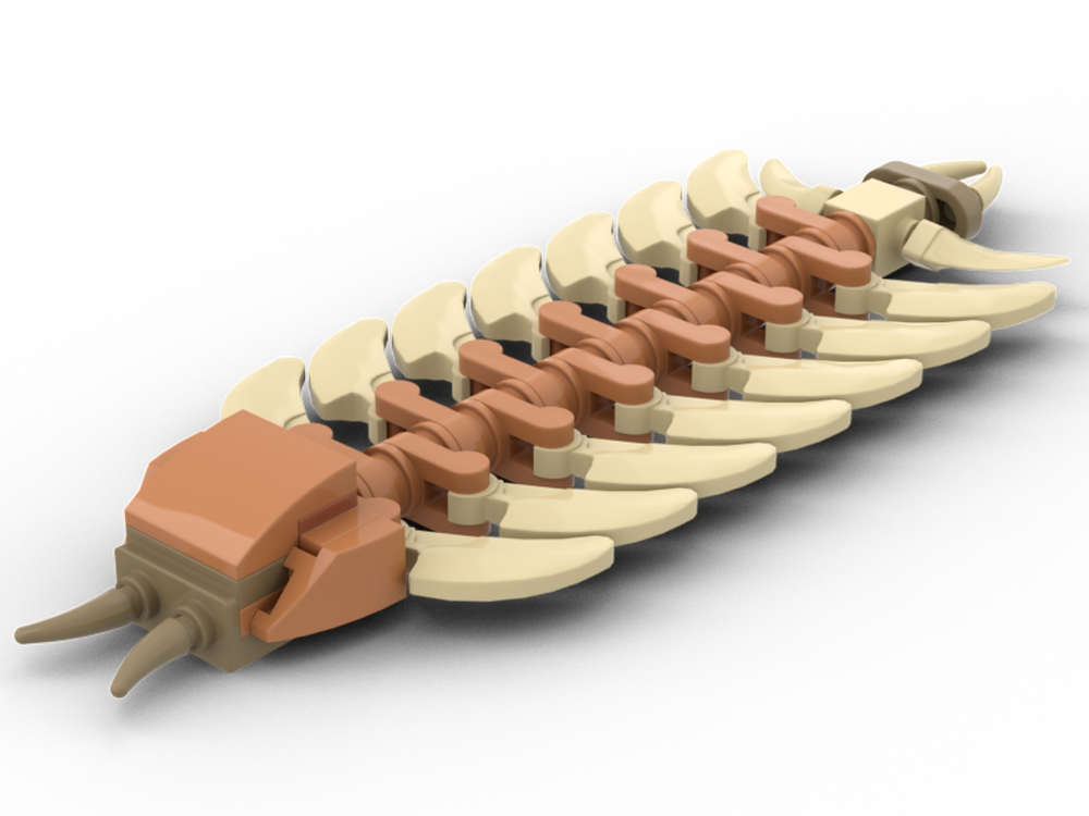 LEGO MOC Spriggina floundersi (Ediacaran Creature 2) by OrchardBuilds ...