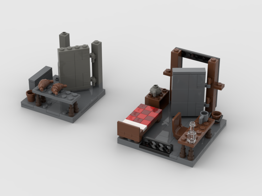 LEGO MOC-166405 simple bedroom and bakery by jyoshimoku | Rebrickable ...