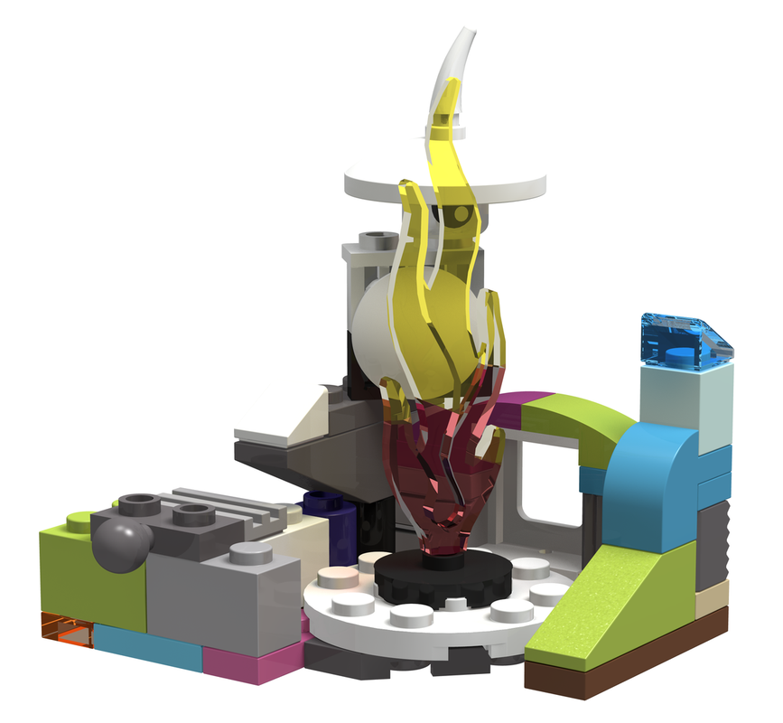 LEGO MOC 2022 Advent Challenge – Day 9 [Mage Cantrip - Bonfire] by ...