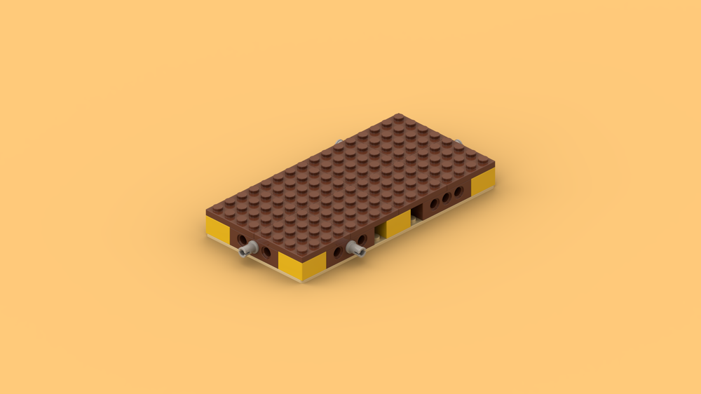 LEGO MOC Basic Brown MILS 8x16 by keesbuilds | Rebrickable - Build with ...