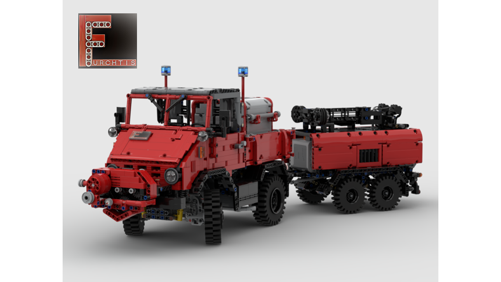 LEGO MOC Unimog U411 fire engine with trailer by Furchtis | Rebrickable ...